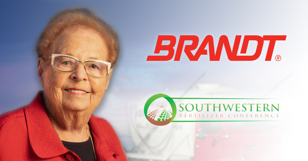 Evelyn Brandt Thomas no Hall da Fama da Southwest Fertilizer Conference